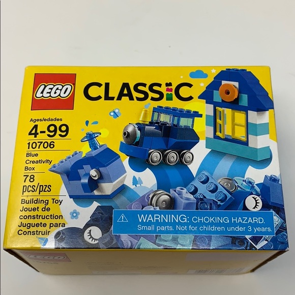 Lego | Accents | Lego Classic Red Blue Boxes Building Blocks | Poshmark